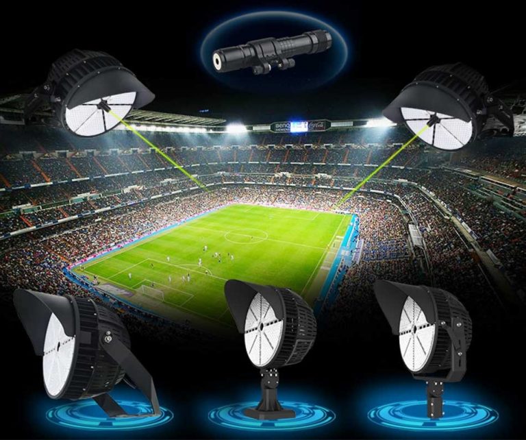 750W 480V Led Stadium Sport Lights Adjustable Slip Fitter Mount